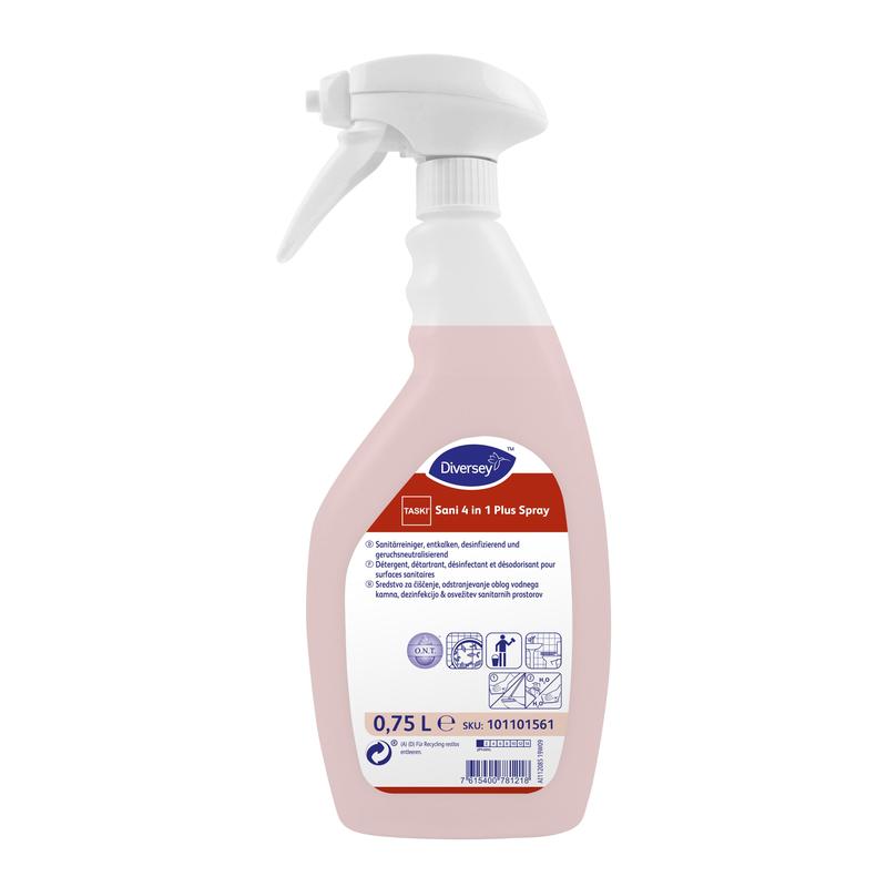 TASKI Sani 4 in 1 Plus, Flüssiger Sanitärreiniger mit Milchsäure – Altruan