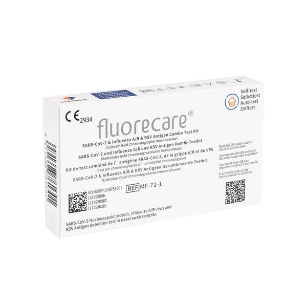 Fluorecare SARS-CoV-2, Influenza A + B & RSV Antigen Kombi Test, 1 Stü